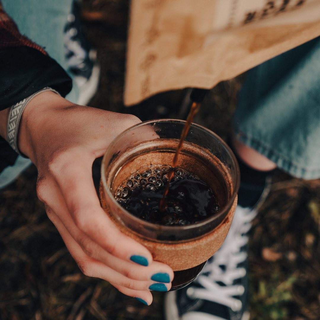 Coffeebrewer | 2 koppen koffie | Koffie op reis | Pynappel